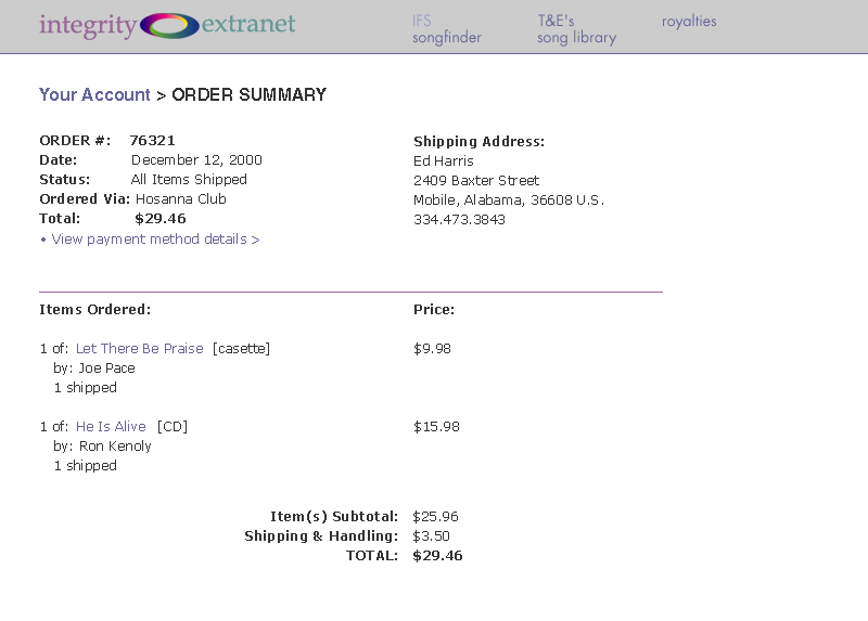 lab404 > integrity extranet